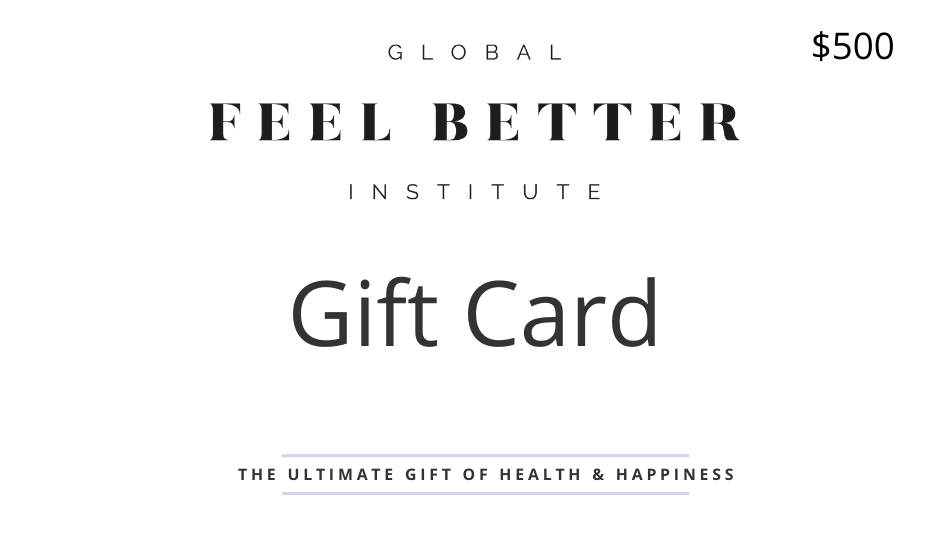 Feel Better Institute $500 Gift Card | Wellness Gift Online — Jackie ...